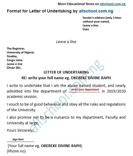 UNN Clearance Documents for Fresh Students [UPDATED]
