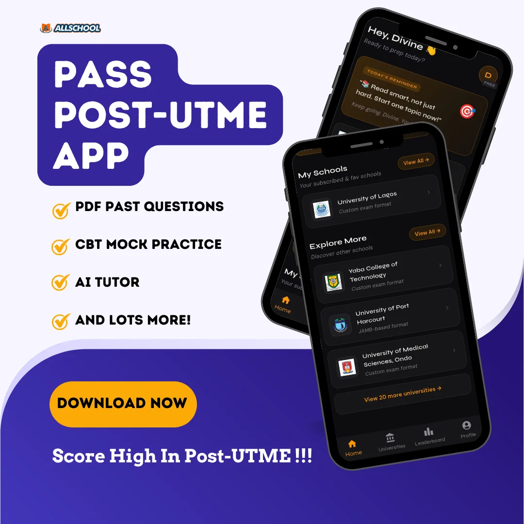 OSPOHAS Post UTME Form 2025/2026
